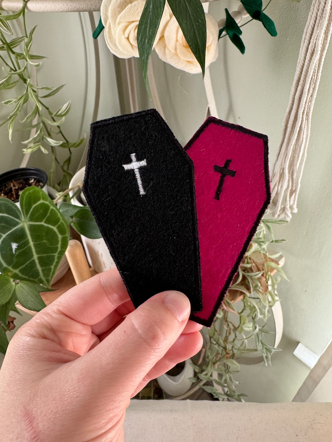 Coffin Patch, Coffin Iron on Patch, Halloween Patch, Halloween Patches, Vampire Patch, Vampire ...