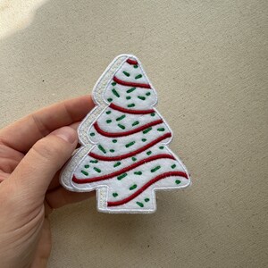 Little Debbie Christmas Tree Cake Iron on Patch - Etsy