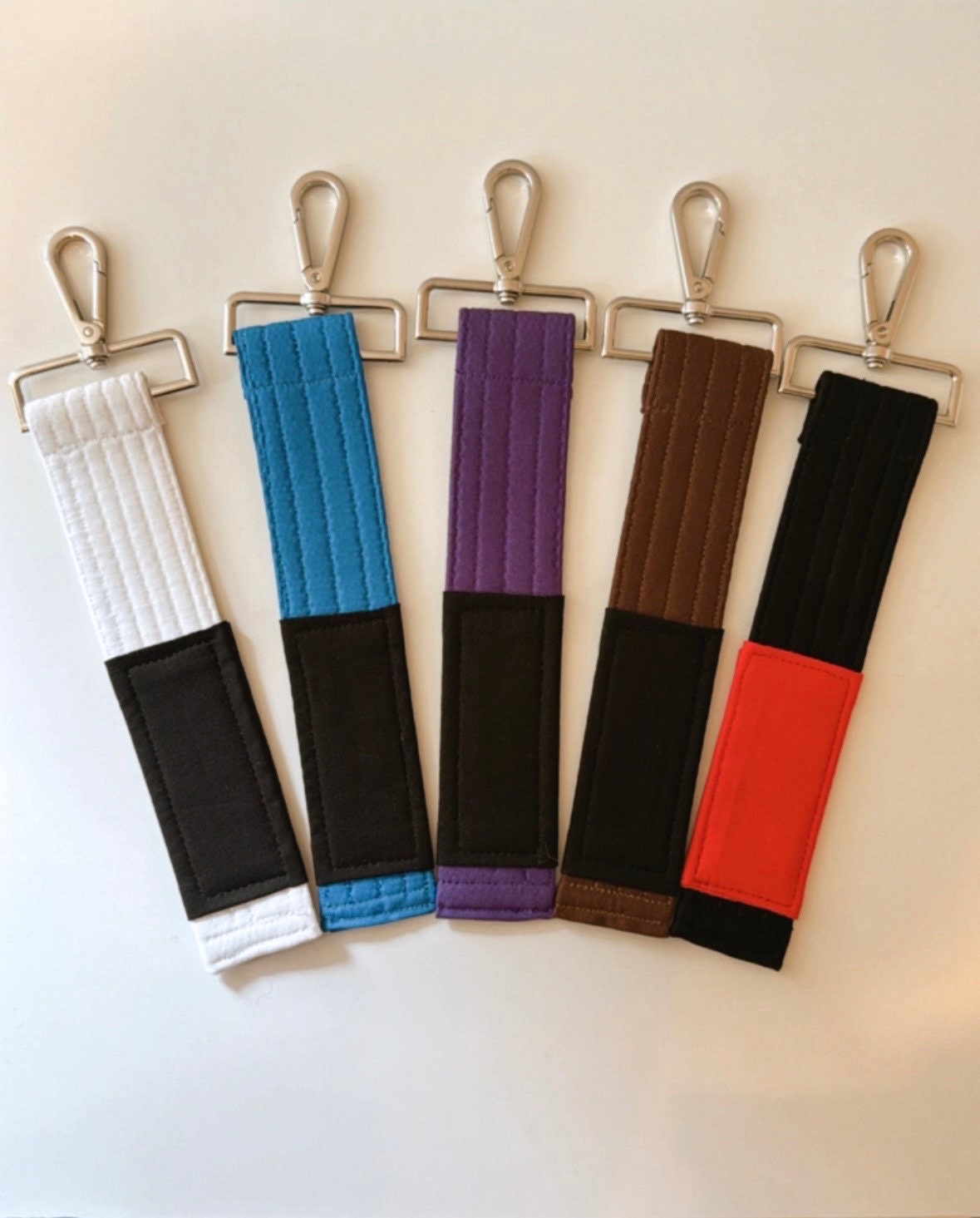 Brazilian Jui Jitsu Keychain, BJJ Belt Keychain, Jiujitsu Belt Key Fob ...