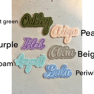 Name Patch, Custom Name Patch, Felt Name Patch, Iron on Name Patch - Etsy