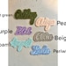 Name Patch, Custom Name Patch, Felt Name Patch, Iron on Name Patch - Etsy