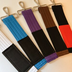 Custom Jui Jitsu Keychain, Custom BJJ Belt Keychain, Jiujitsu Belt Key ...