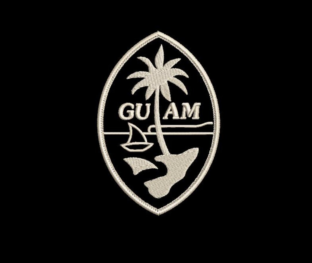 Guam Seal Patch Embroidery File - Etsy