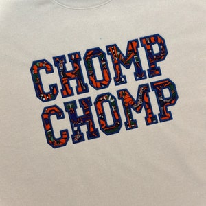 College Sweatshirt, College Applique Sweatshirt, Blue and Orange ...