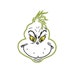 Grinch Embroidery File, Grinch Face Machine Embroidery Design, Instant ...