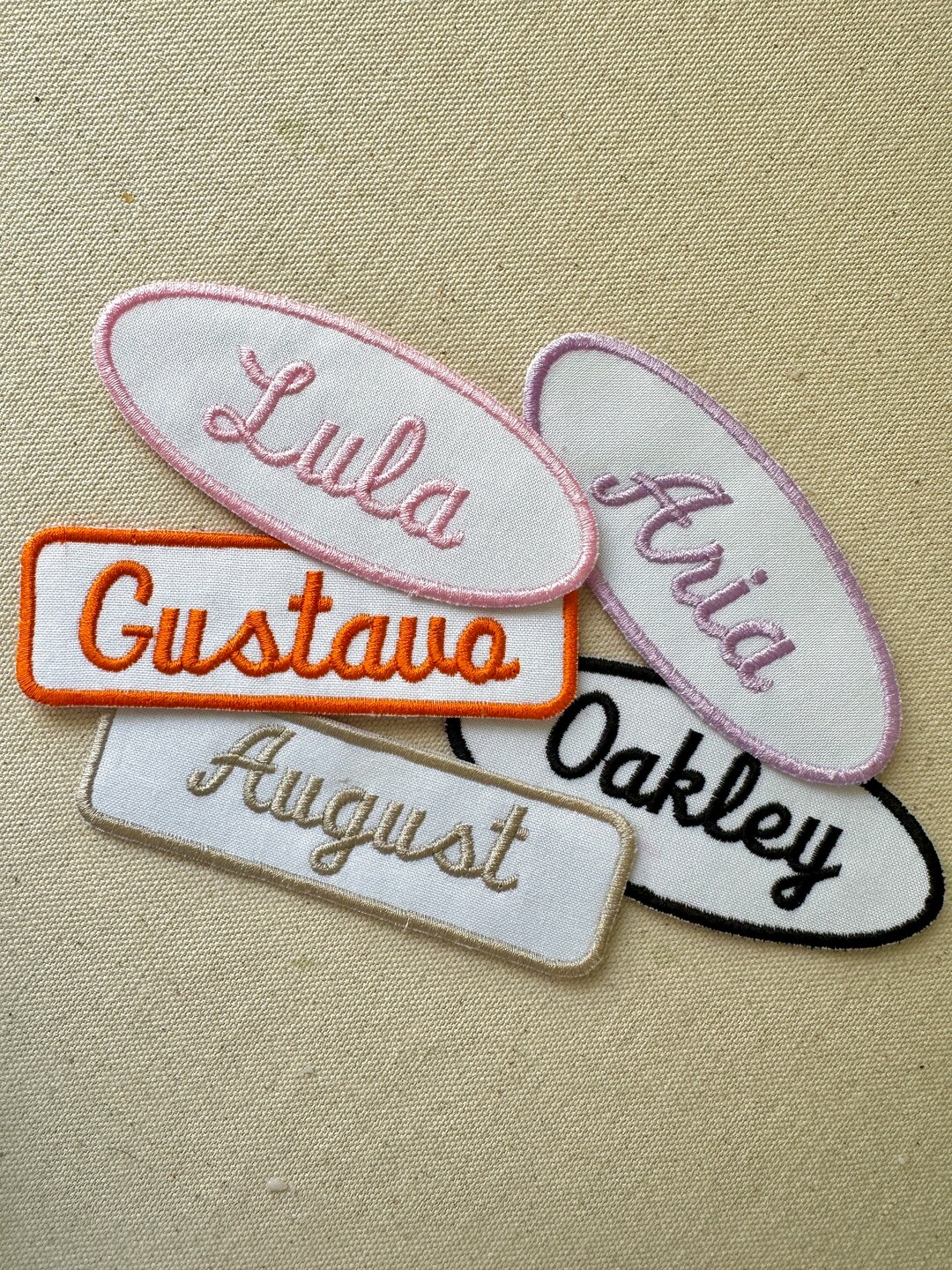 Name Patch, Custom Name Patch, Iron on Name Patch, Custom Vintage ...