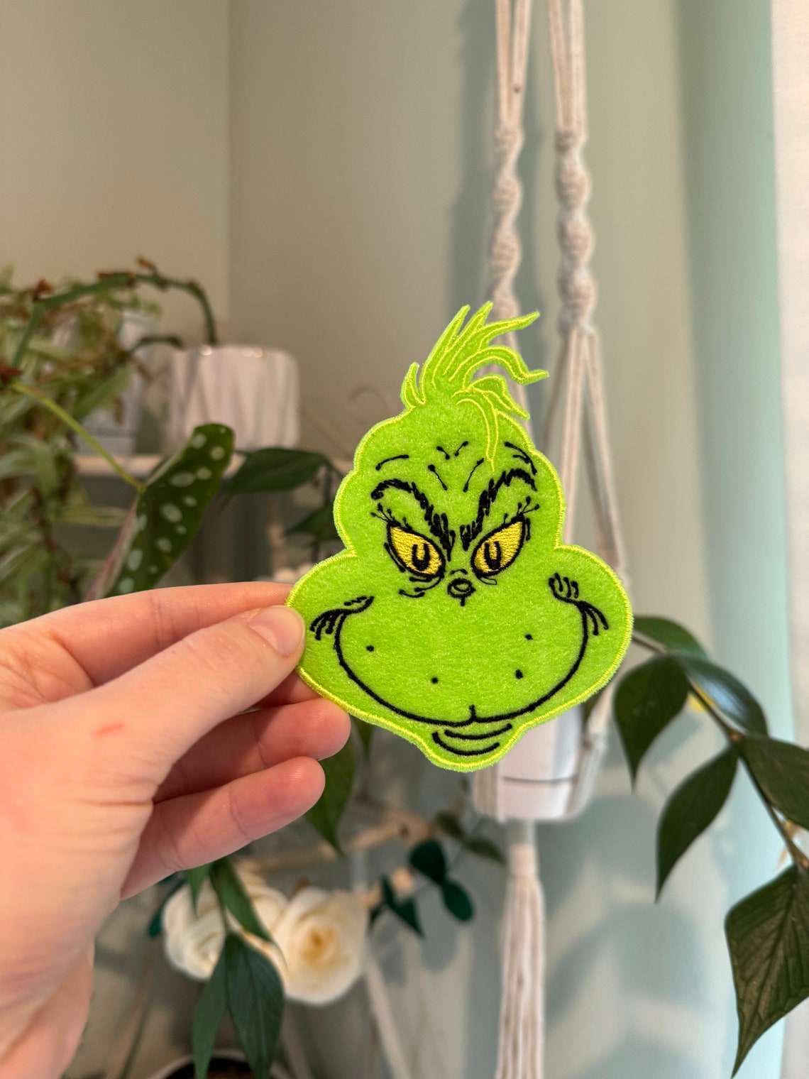 Grinch Embroidery File, Grinch Face Machine Embroidery Design, Instant ...