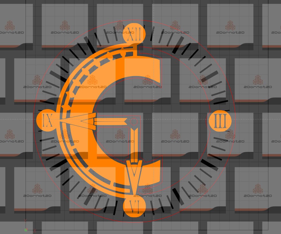 Full Chrono Trigger Clock SVG,DXF,LBRN - Etsy