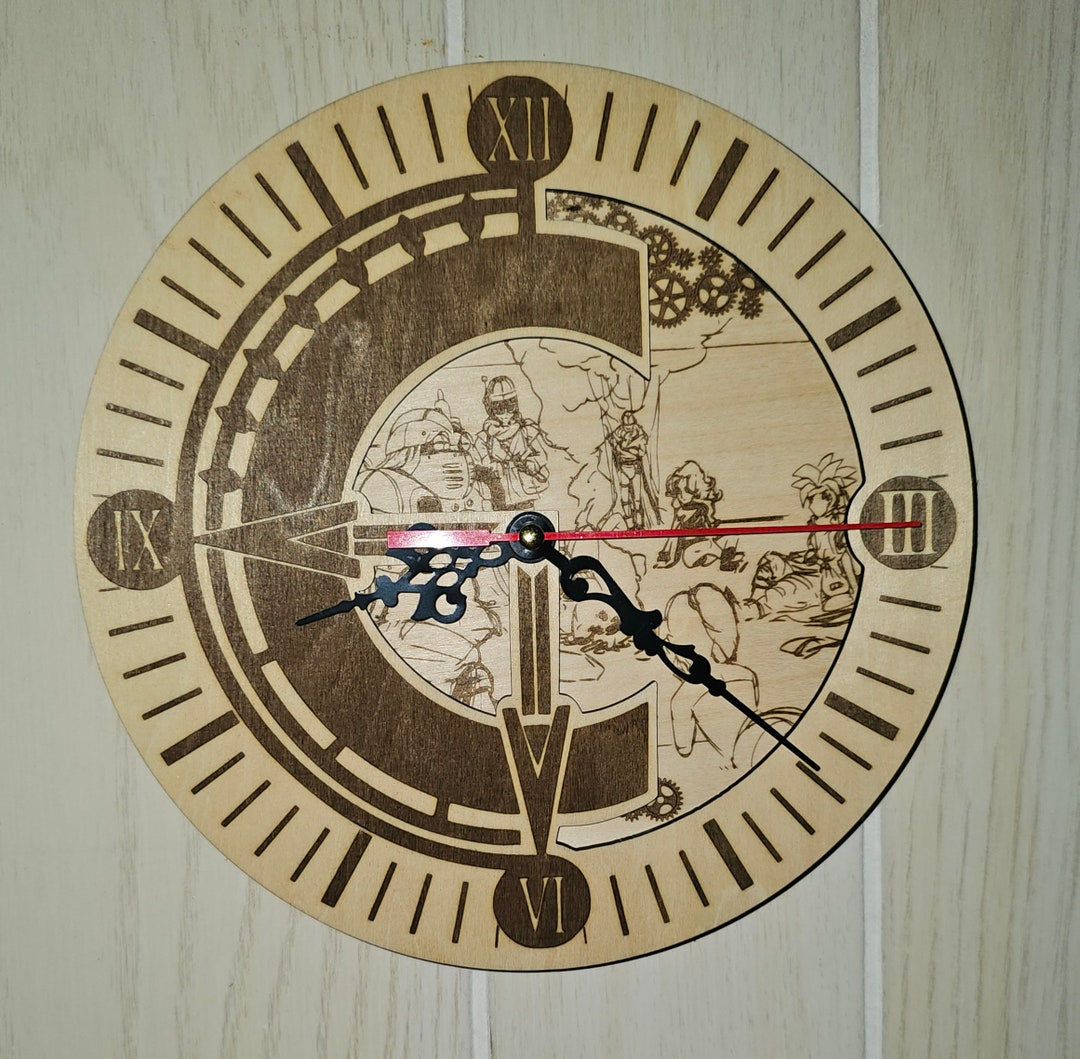 Full Chrono Trigger Clock SVG,DXF,LBRN - Etsy