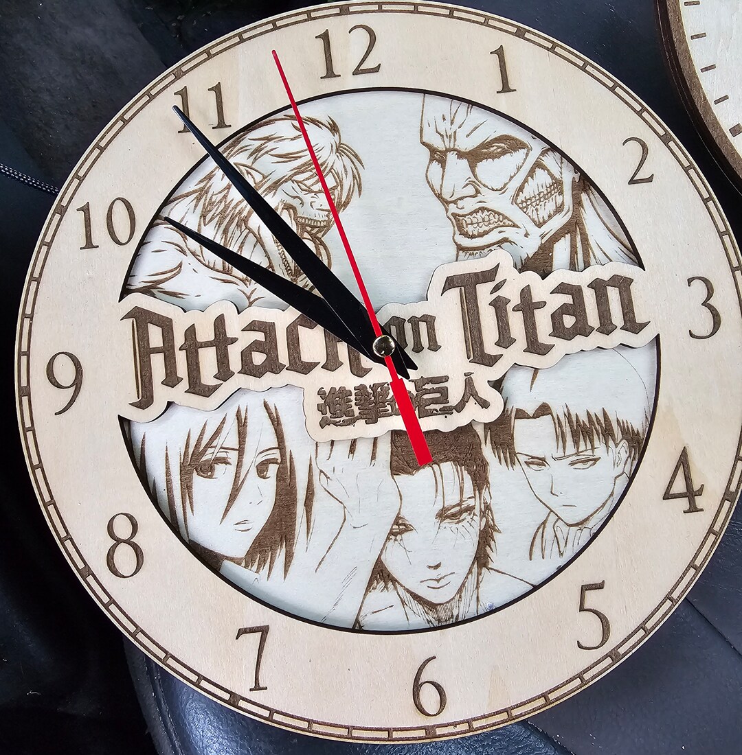 AOT 2 Layer Clock SVG - Etsy