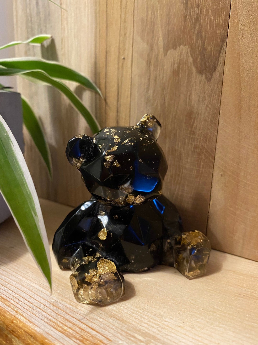 Bear Figurine in Epoxy Resin - Etsy