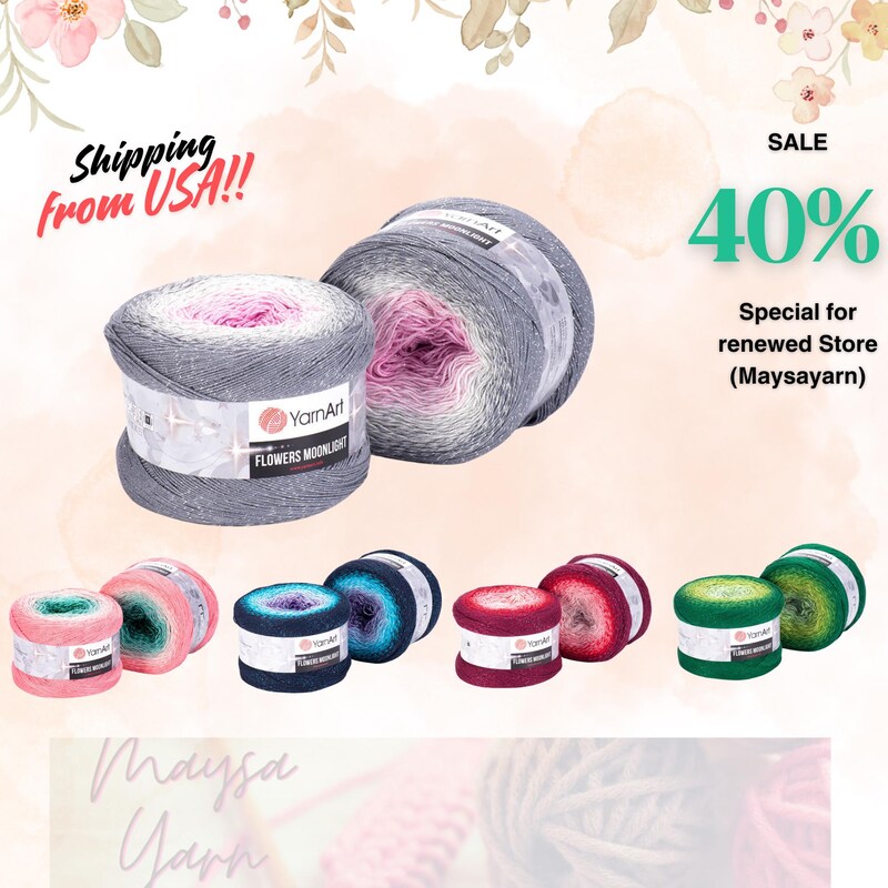 Gradient Yarn Cake - Etsy