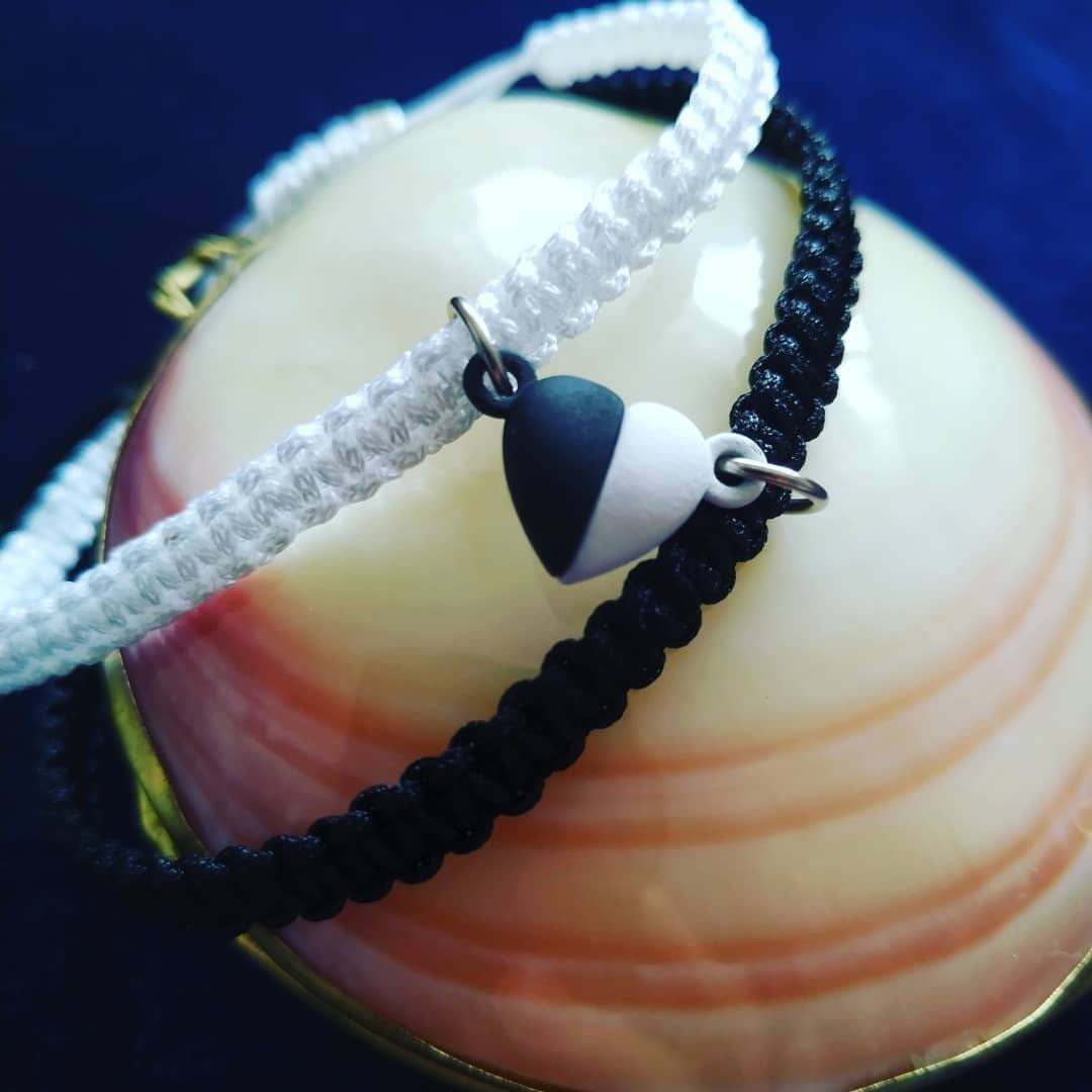 Matching Couple Bracelet , Matching Bracelets for Couples , Valentine's ...