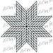 Star Quilt- Lone Star SVG Star Quilt Design-native American Star Quilt ...