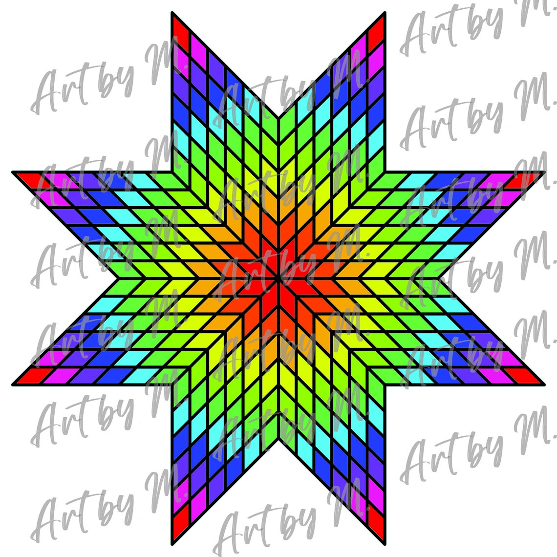 Star Quilt- Lone Star SVG Star Quilt Design-native American Star Quilt ...