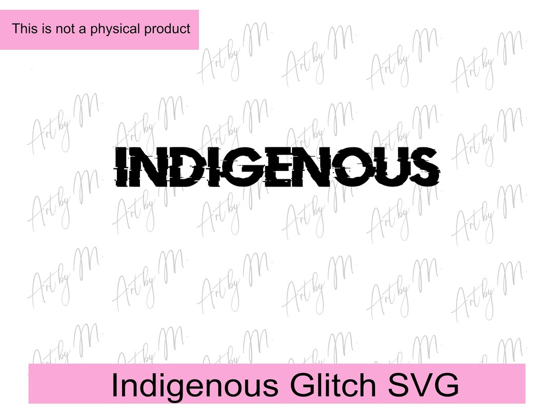 Indigenous Glitch Svg-native American Svg-cricut SVG - Etsy Canada