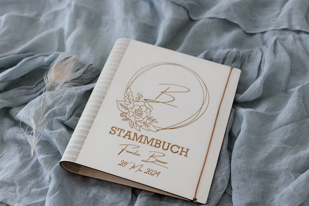 Family Book | Family Book | Family Tree | Family Book Made of Wood in ...