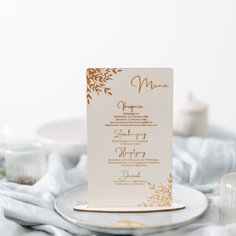 Personalized Menu Cards - Etsy