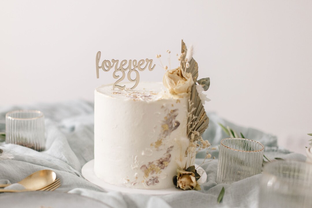 Birthday | Birthday Cake Topper | Personalized Cake Topper | Wooden ...