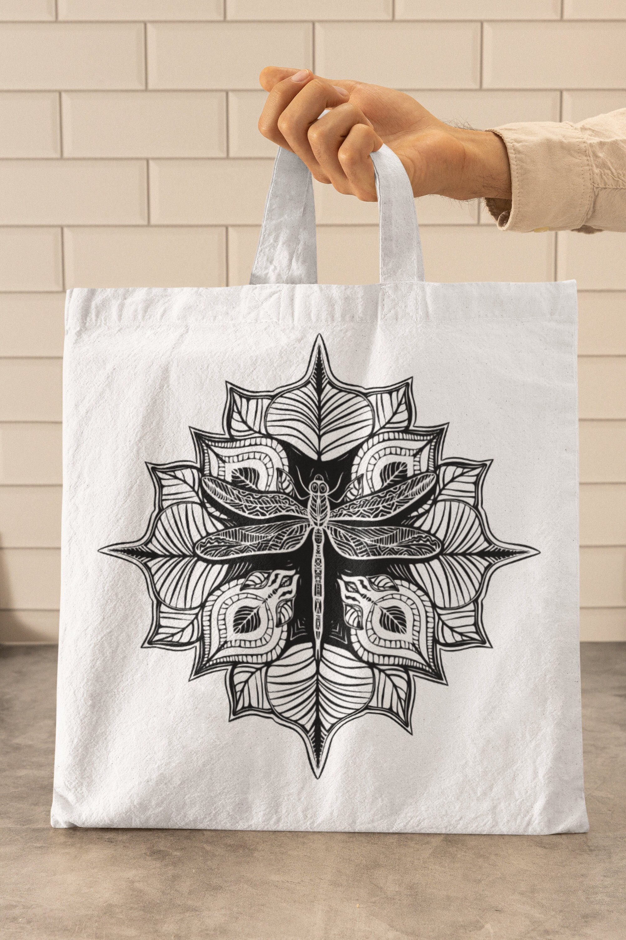 Dragon Fly Mandala Coloring Pages, Svg or Png for Commercial Use or ...