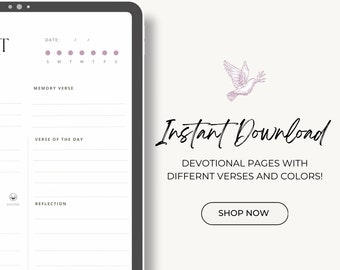 Daily Devotional Journal Printable - Etsy
