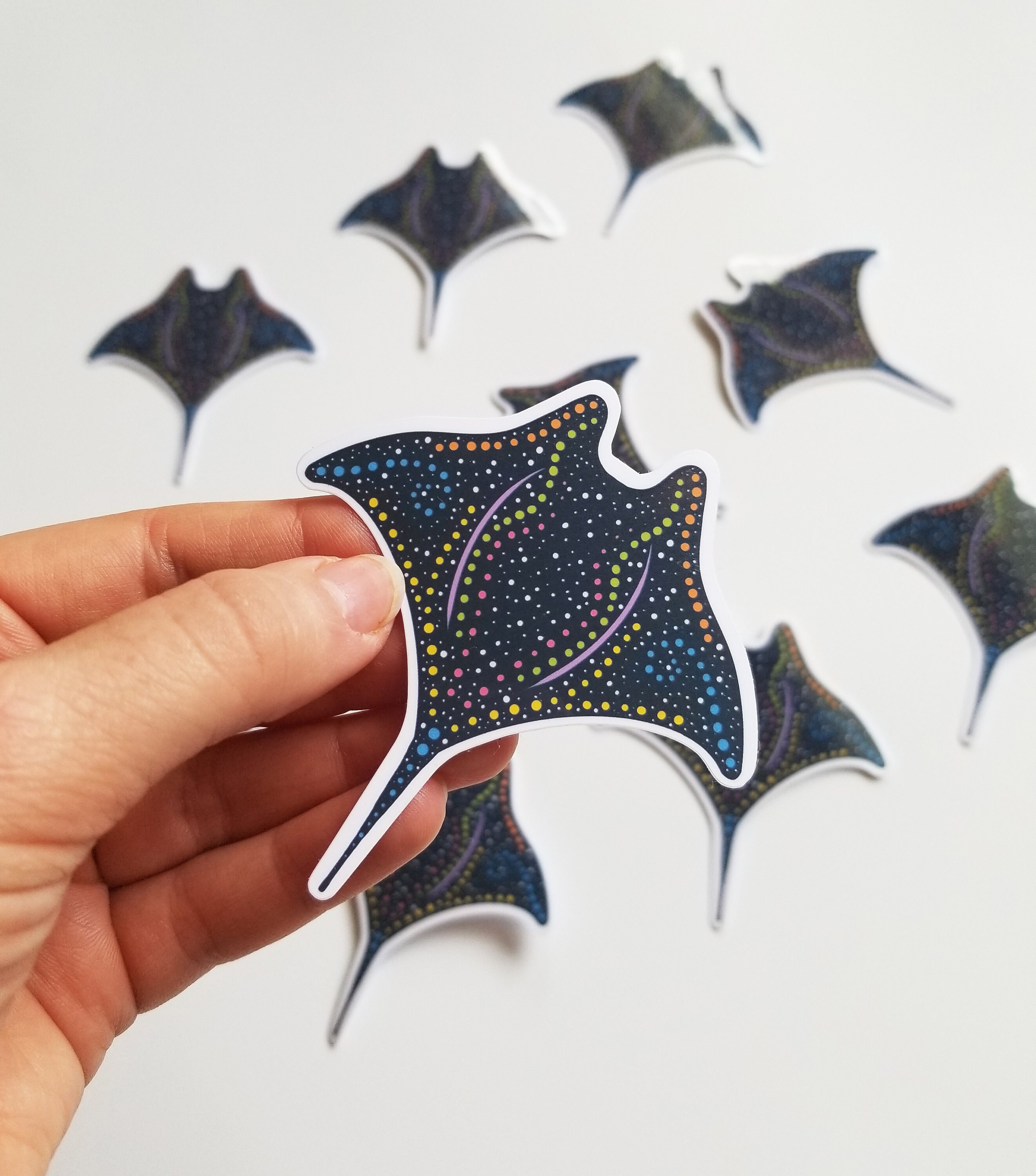 Stingray Sticker Sting Ray Art - Etsy