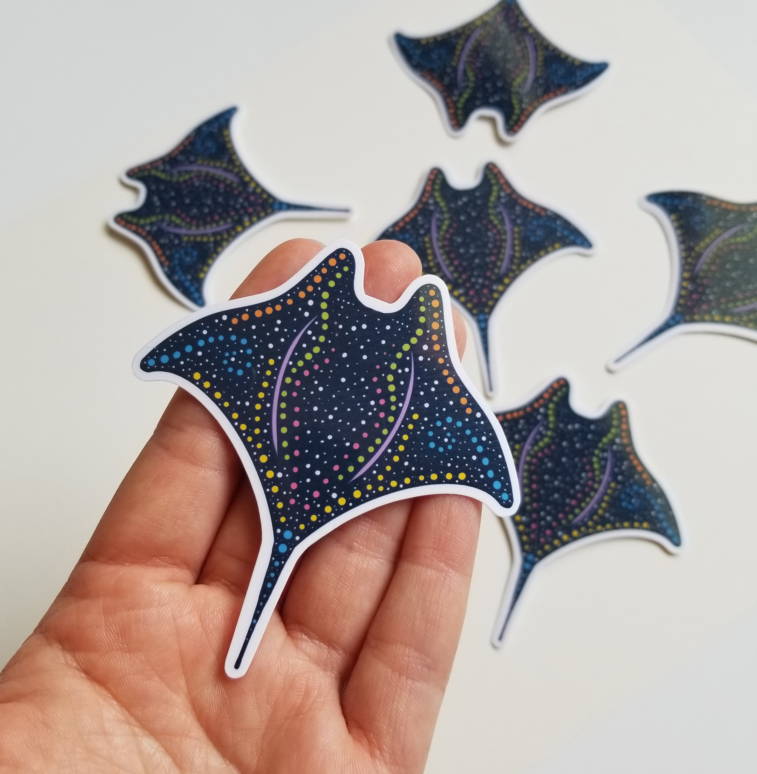 Stingray Sticker Sting Ray Art - Etsy