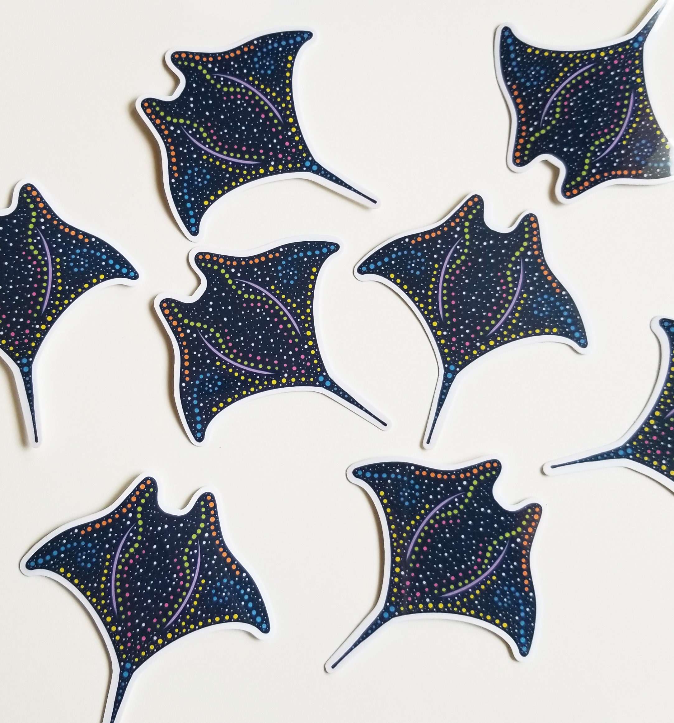 Stingray Sticker Sting Ray Art - Etsy