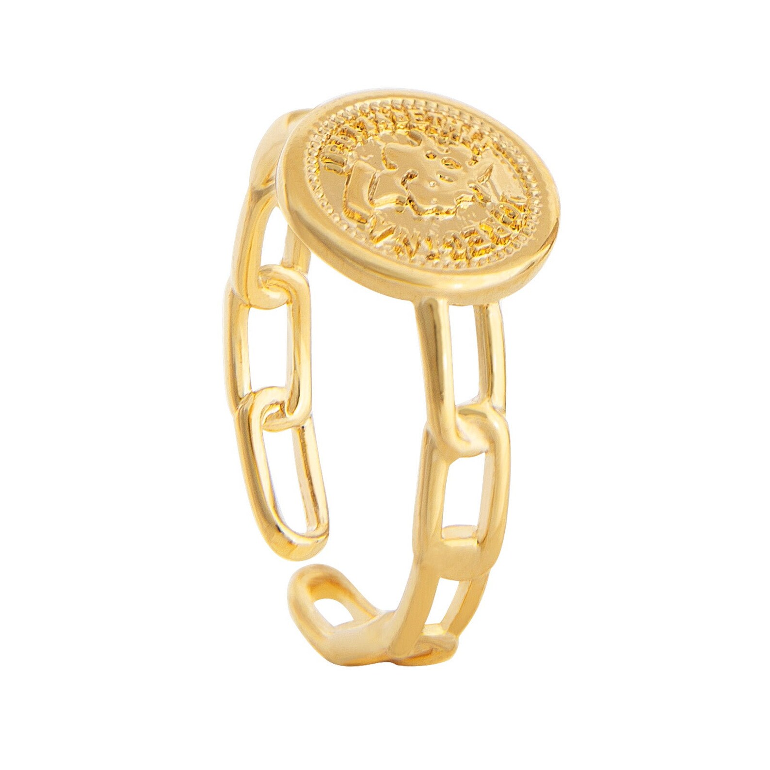 Bohemian Gold Signet Ring Gold Stamp Signet Ring Ethnic Boho - Etsy