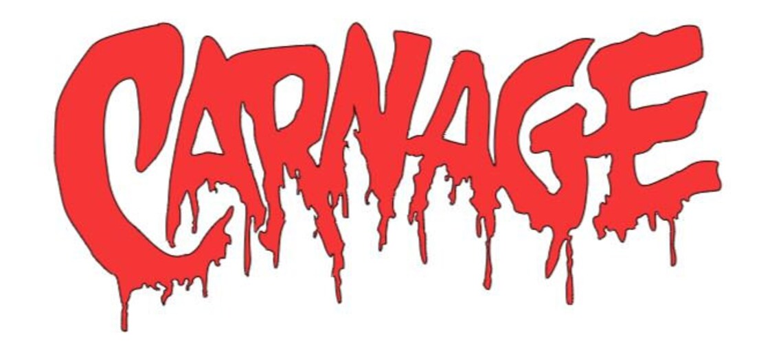 Carnage Logo Vinyl Sticker Decal 4 6 8 | Etsy