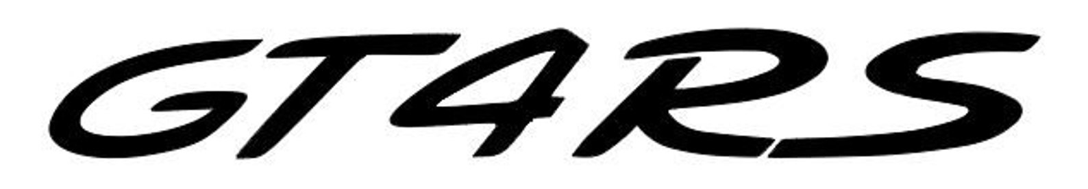 2x GT4RS Logo Vinyl Sticker Decal 4 6 8 - Etsy Nederland