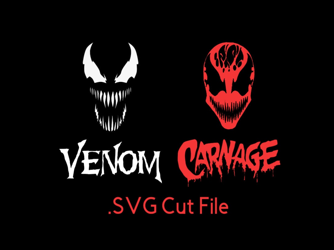 Venom & Carnage 4 Pack .SVG SVG Cut File for Cricut - Etsy Canada