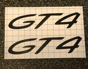 Gt4 Door Decal - Etsy