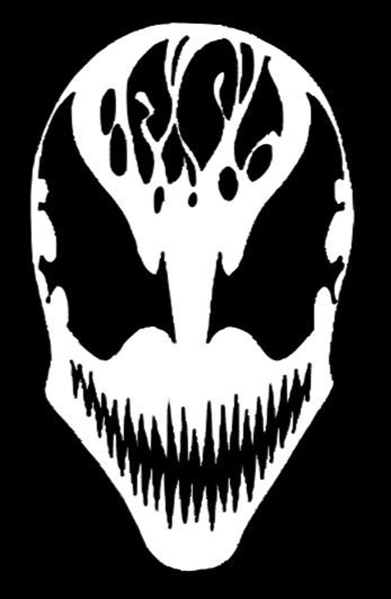 Carnage Face Logo Vinyl Sticker Decal 2 4 6 - Etsy
