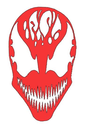 Carnage Face Logo Vinyl Sticker Decal 2 4 6 - Etsy Canada
