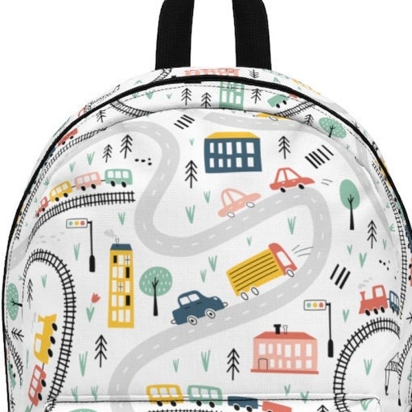 Trains Backpack - Etsy