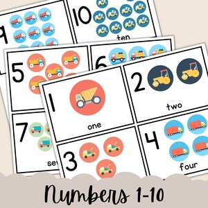 Counting Trucks 1-10 - Etsy