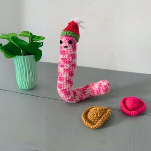 Shelby the Worm Amigurumi Crochet Pattern (PDF) - Etsy