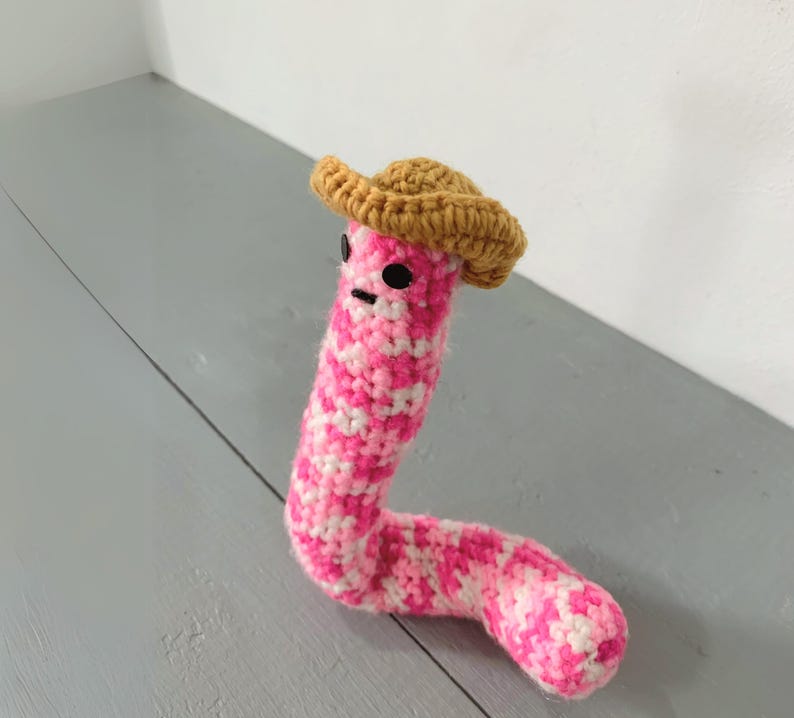 Shelby the Worm Amigurumi Crochet Pattern (PDF) - Etsy