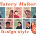 History Changemaker Posters for Classroom, World Changers, Social ...