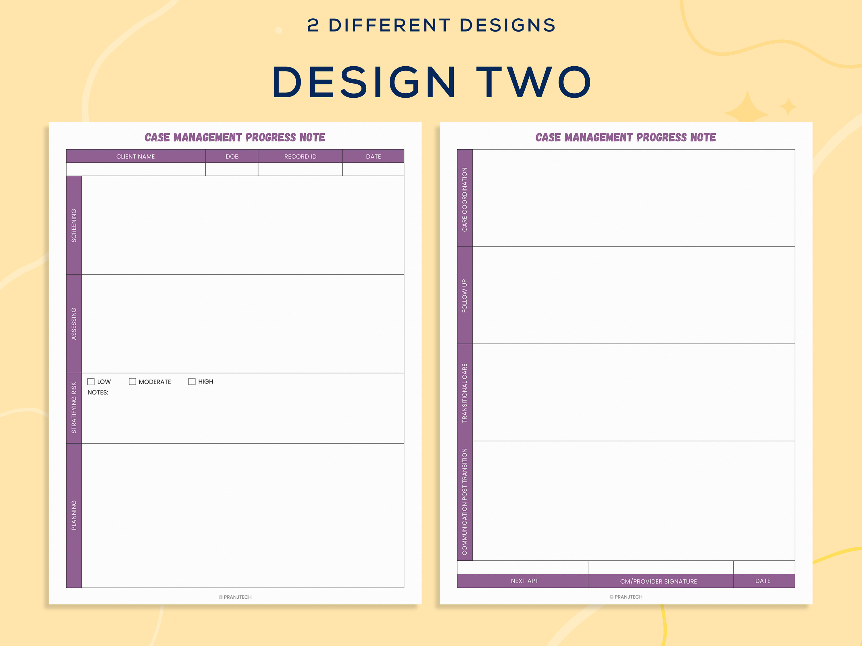 Case Manager Progress Notes, Fillable, Printable & Editable Form ...