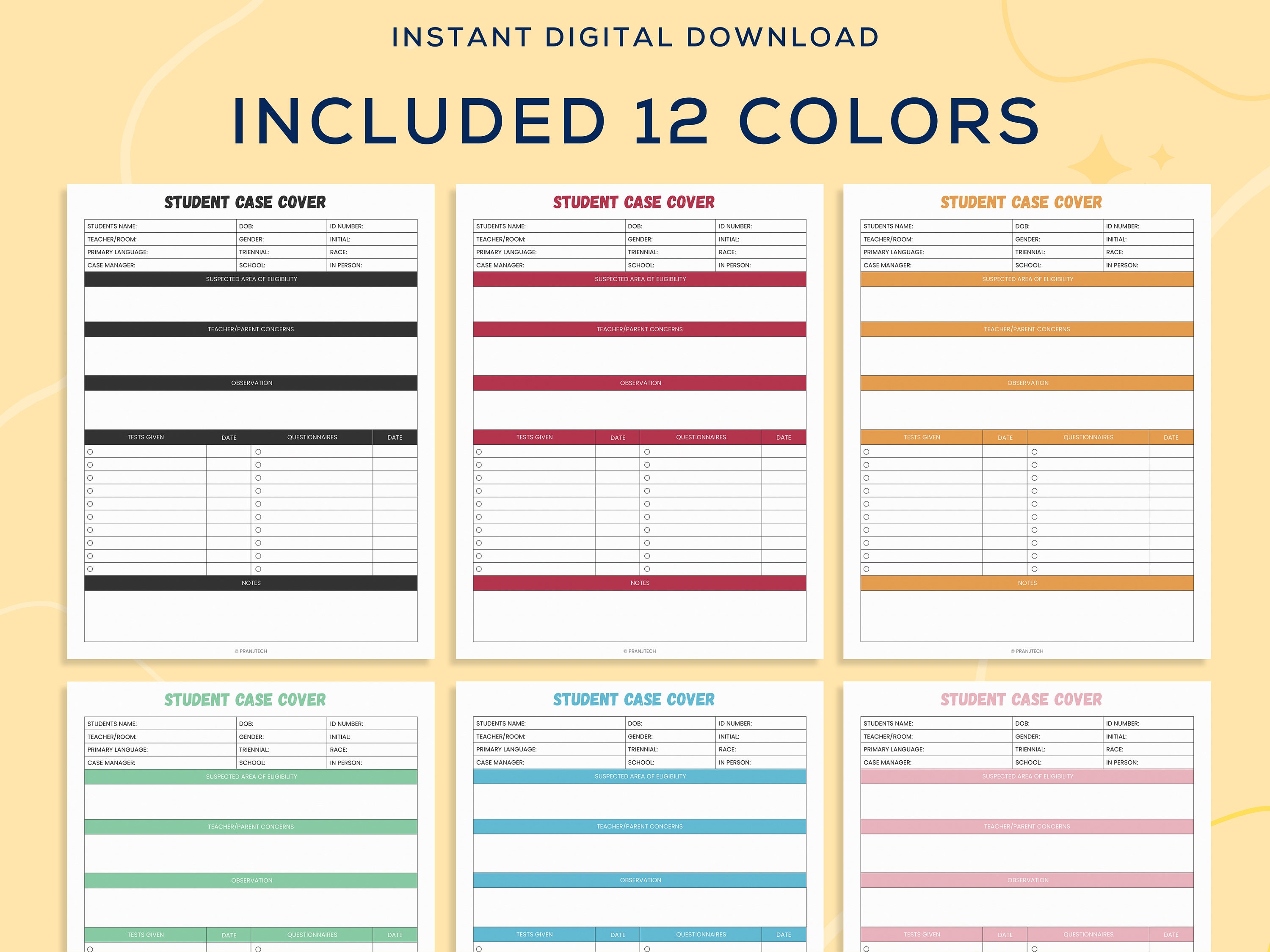 School Psychologist Test Checklist, Evaluation Checklist, Assessment ...