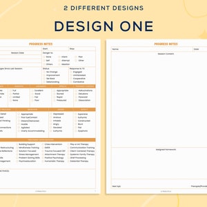 Progress Notes for Therapists, Client Progress Note, Printable ...