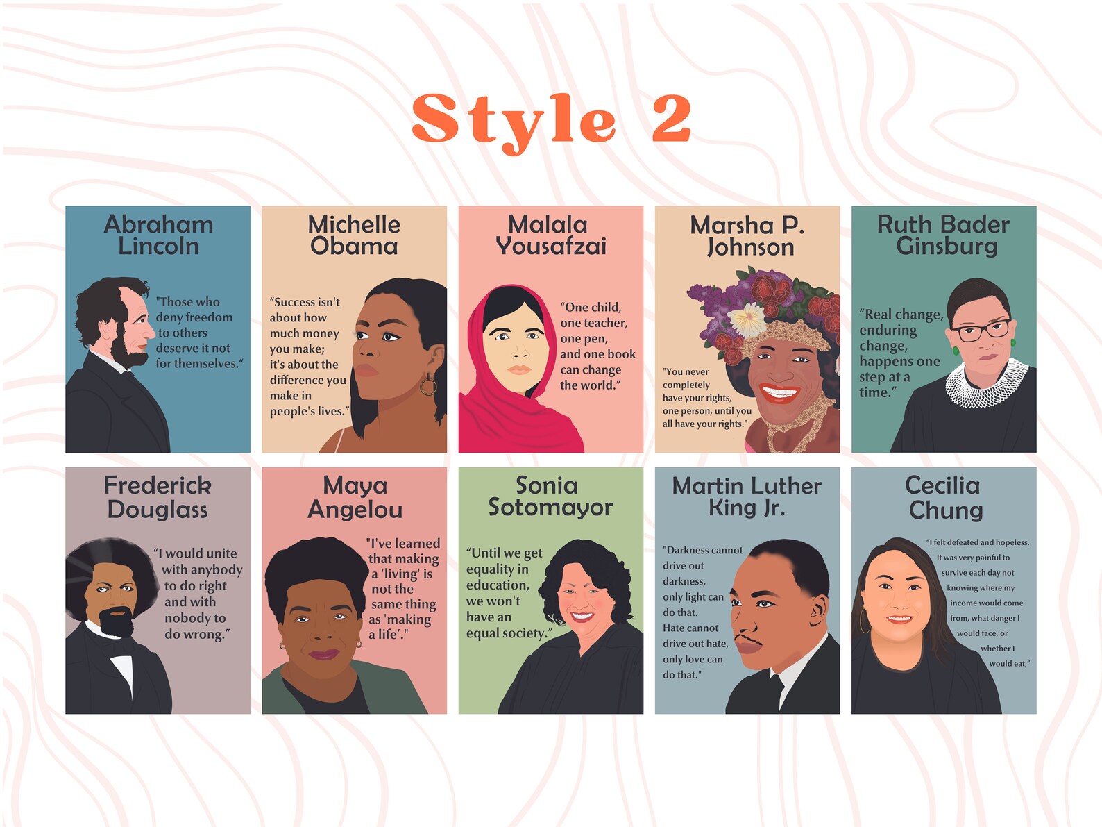 History Changemaker Posters for Classroom, World Changers, Social ...