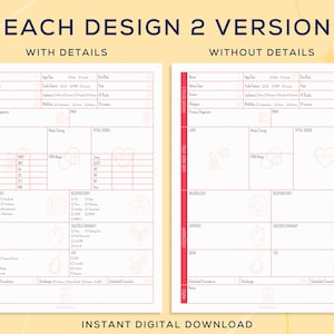 Printable Nurse Report Sheet | SBAR Format, RN Brain Sheet, One Patient ...