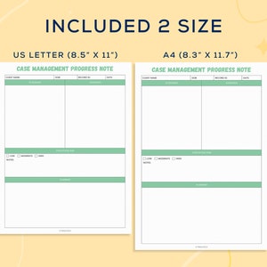 Case Manager Progress Notes, Fillable, Printable & Editable Form ...