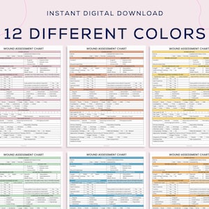 Comprehensive Wound Management Chart for Nurses, Wound Care Plan ...