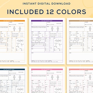 Med Surg Nurse Report Sheet, Day Shift and Night Shift, Nursing Student ...