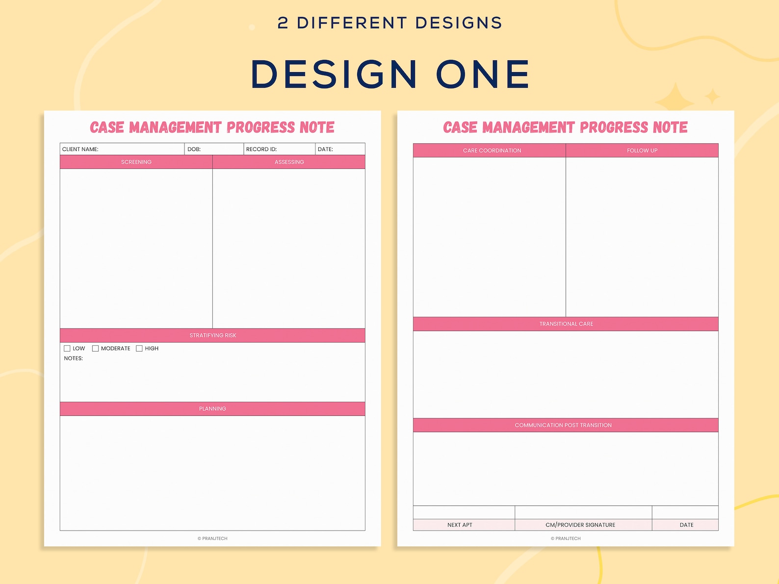 Case Manager Progress Notes, Fillable, Printable & Editable Form ...