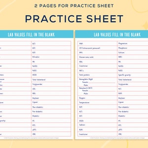 Buy Lab Value Cheat Sheet Memory Tricks Memorize Sheet Nursing Study Guides Nursing Study Sheets ...